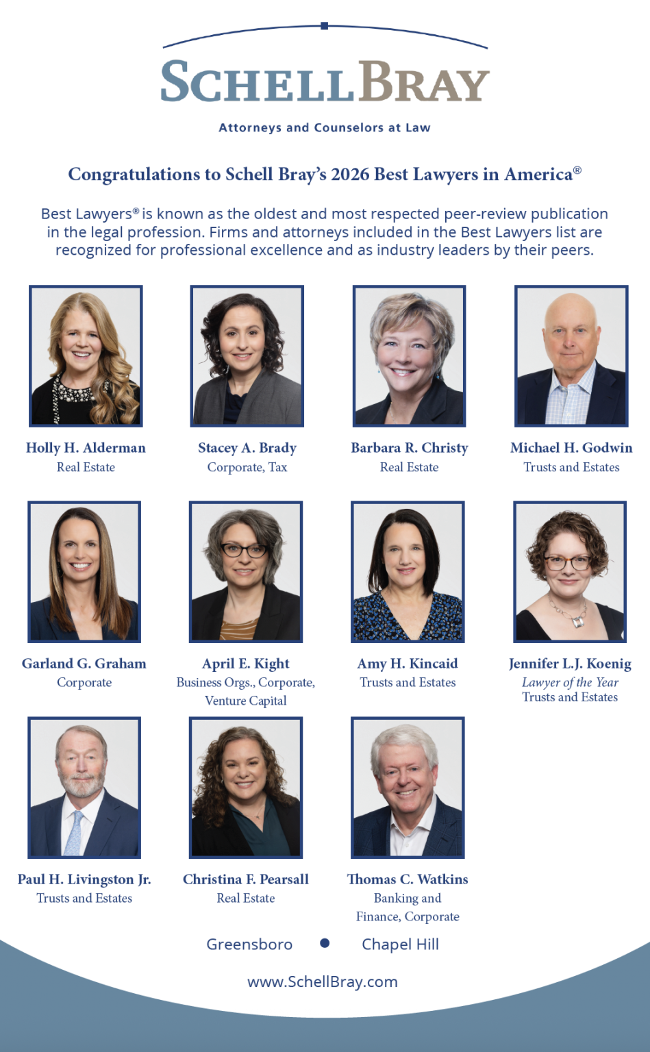 Schell Bray Attorneys Recognized by 2026 Best Lawyers in America ...